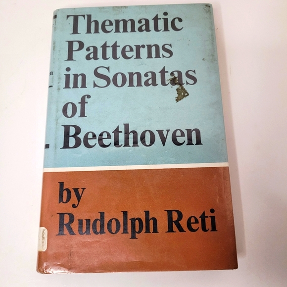 Other | Thematic Patterns In Sonatas Of Beethoven Hardcover Exlibrary ...